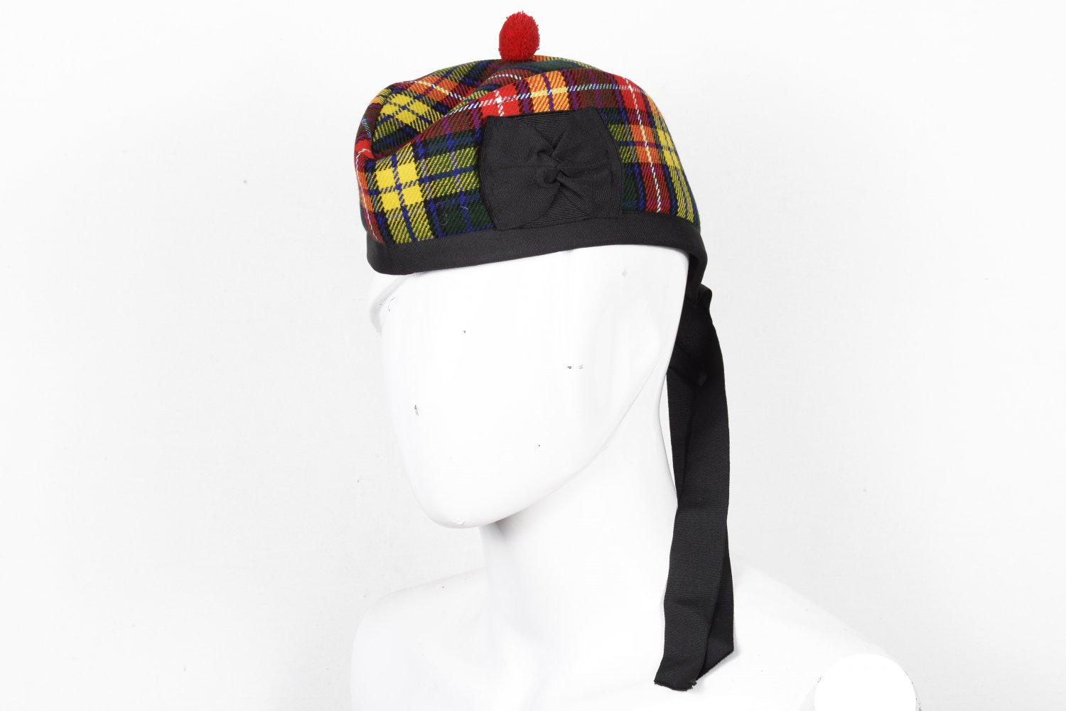Scottish GLENGARRY Cap Traditional Military Piper Hat KILT Cap Clan ...
