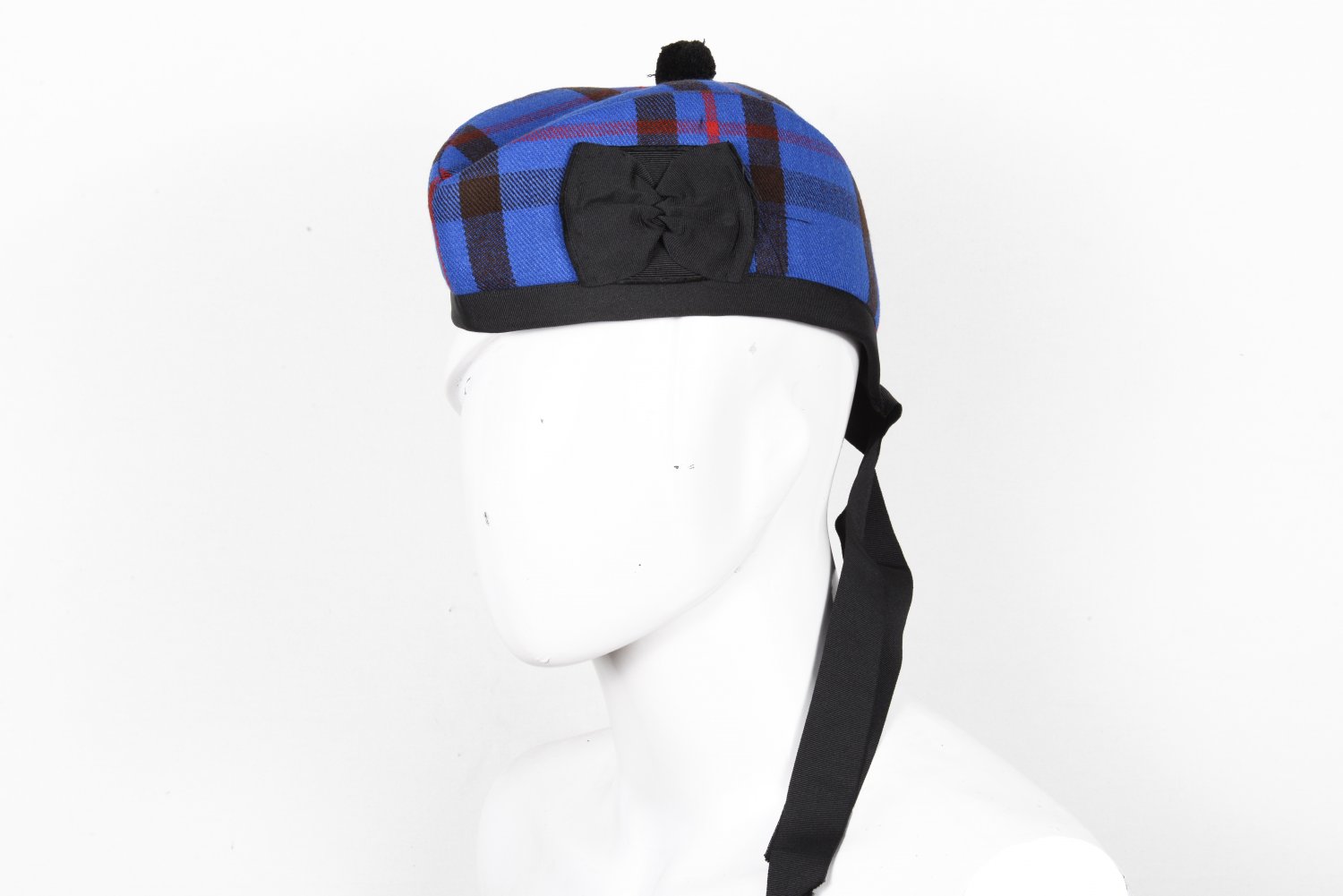 Scottish GLENGARRY Cap Traditional Military Piper Hat KILT Cap Clan ...