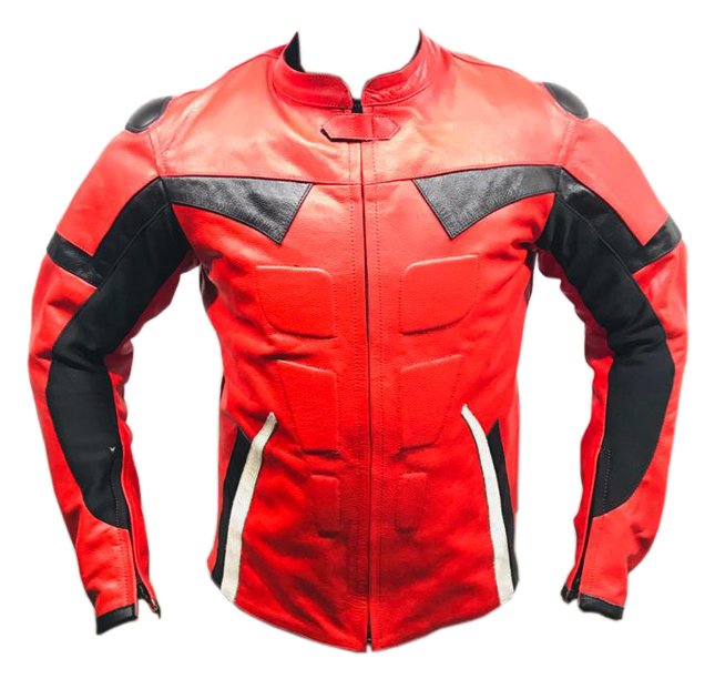 Motorbike Racing Motorcycle Rider Leather Jacket Best Quality XL Size