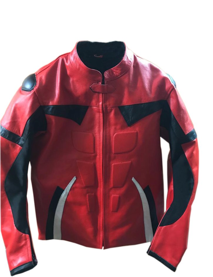 Motorbike Racing Motorcycle Rider Leather Jacket Best Quality XL Size