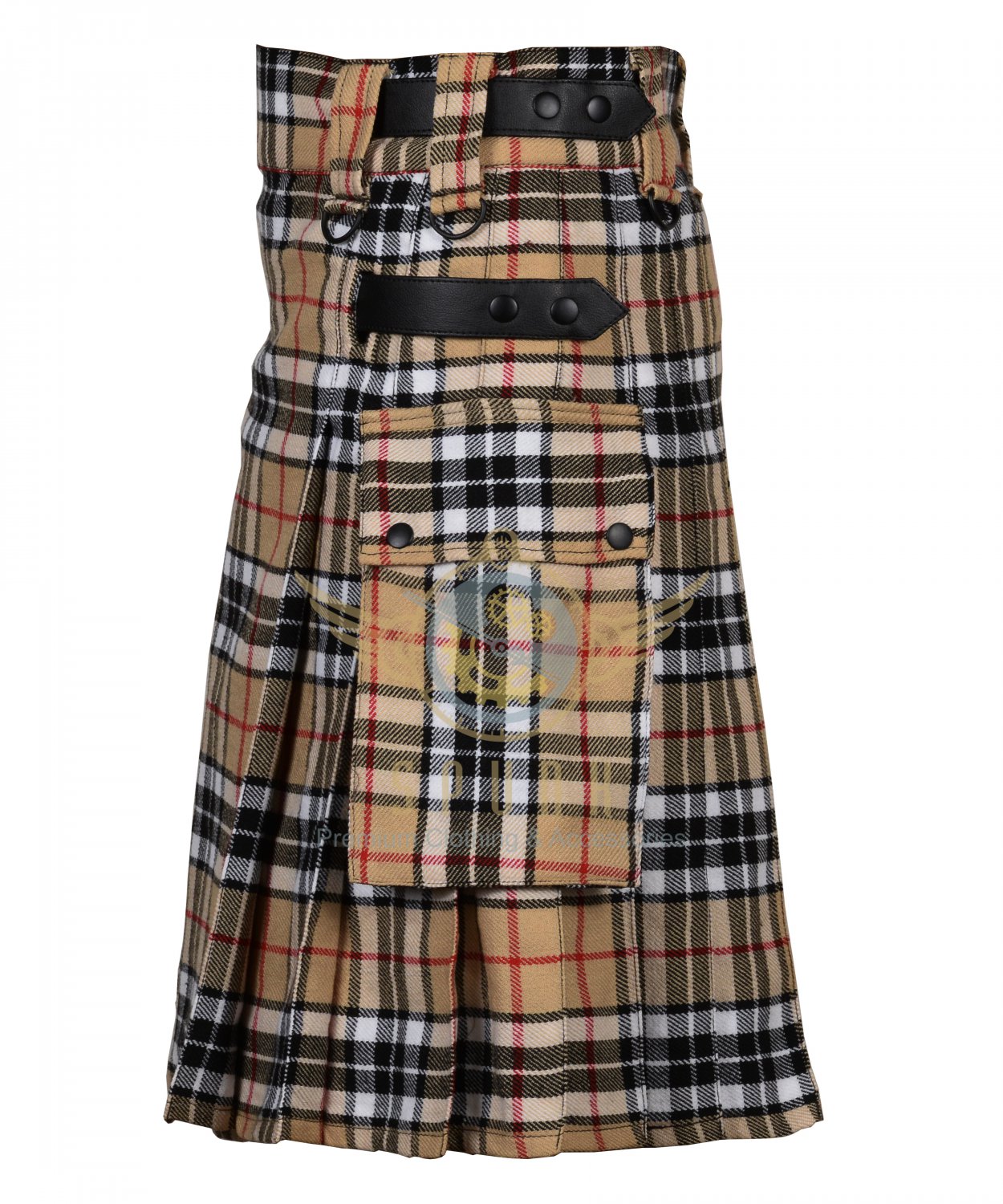 Scottish Men's Modern utility kilt - Cargo Pockets Kilt Campbell of ...