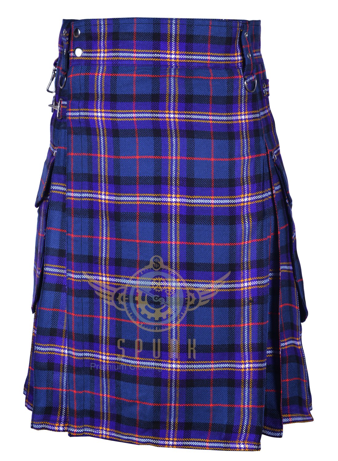 Scottish UTILITY KILT Handmade Kilt-Cargo Pockets Utility Kilt Masonic ...
