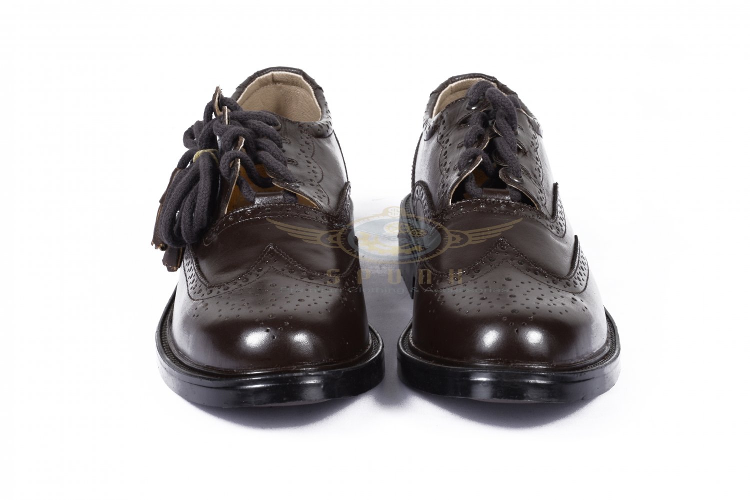 Scottish Brown Ghillie Brogue KILT Shoes - 100% Genuine Leather KILT Shoes Boots