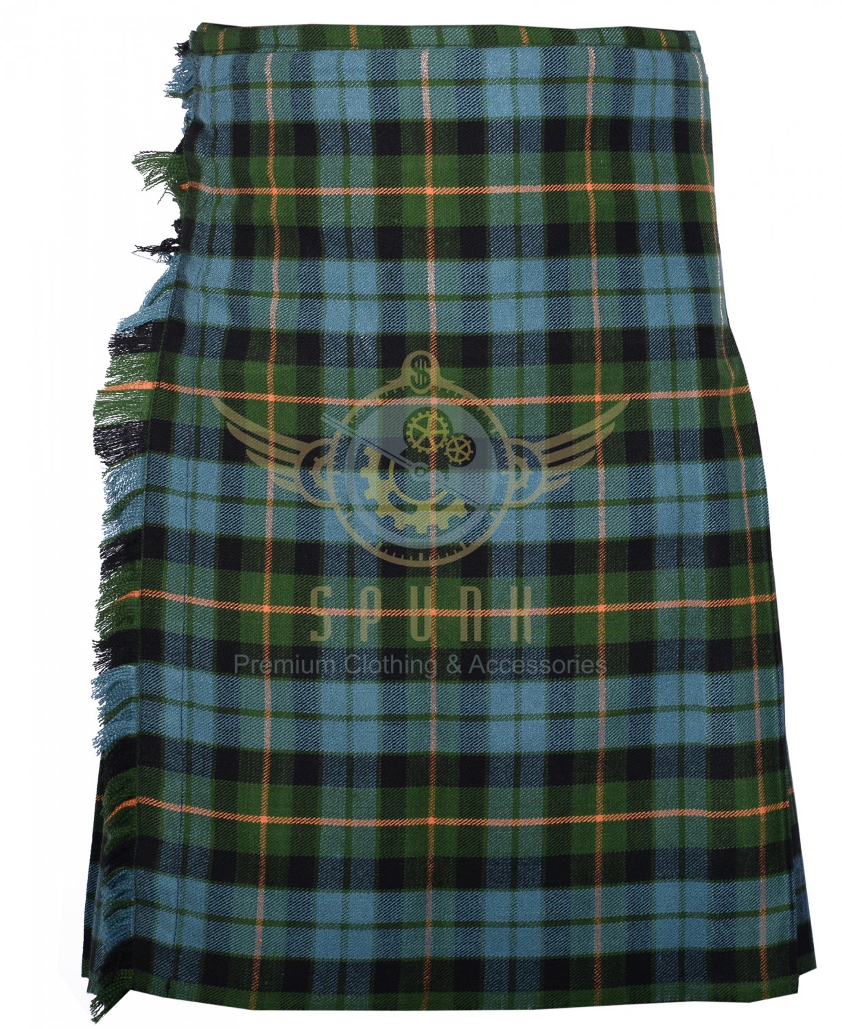 Men's Scottish Gunn Ancient 8 yard kilt Traditional Gunn Ancient Fabric ...