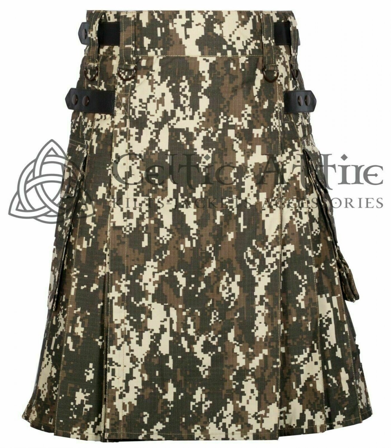 Click to enlarge Scottish Military Digital Camo UTILITY Kilts For Men ...