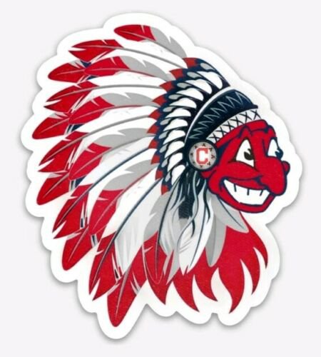 Chief Wahoo Magnet Tribute Cleveland Indians Custom Vinyl MLB Baseball ...