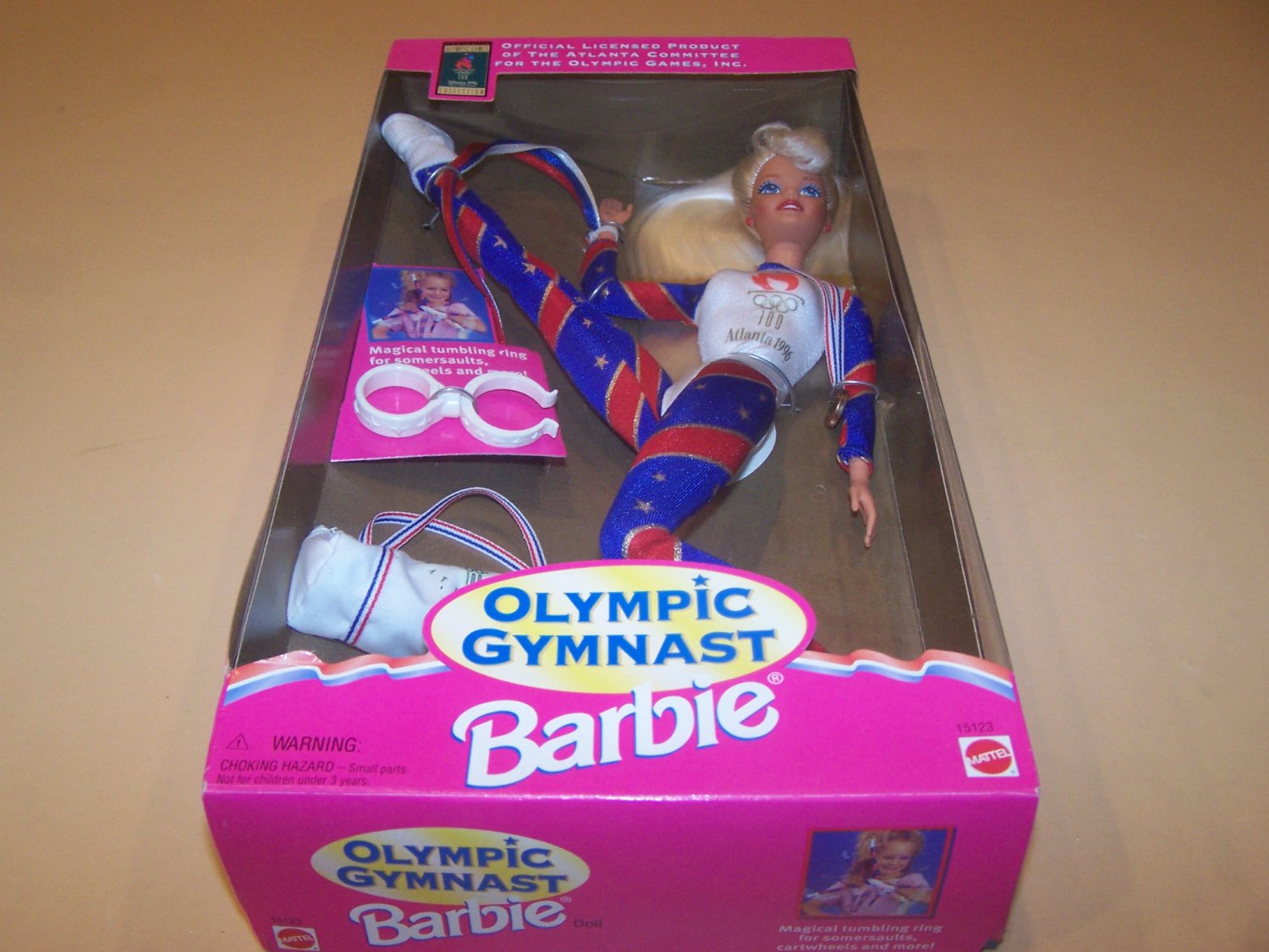 Olympic Gymnast Barbie Doll 1995 Vintage Licensed Atlanta Olympic Games ...