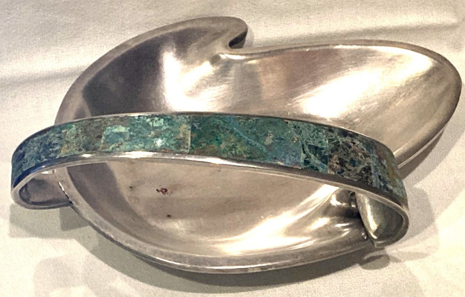 RARE Vintage Los Castillo Silver Plated Leaf Tray with Crushed ...