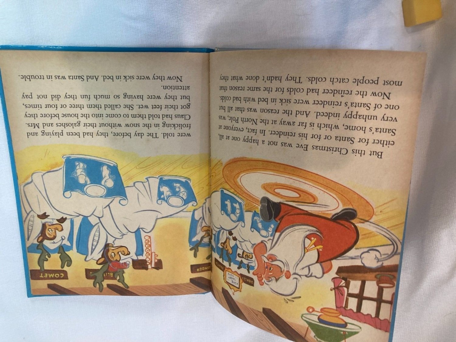 Mighty Mouse Santa's Helper (1955, HB,Felix Sutton) Wonder Book ...