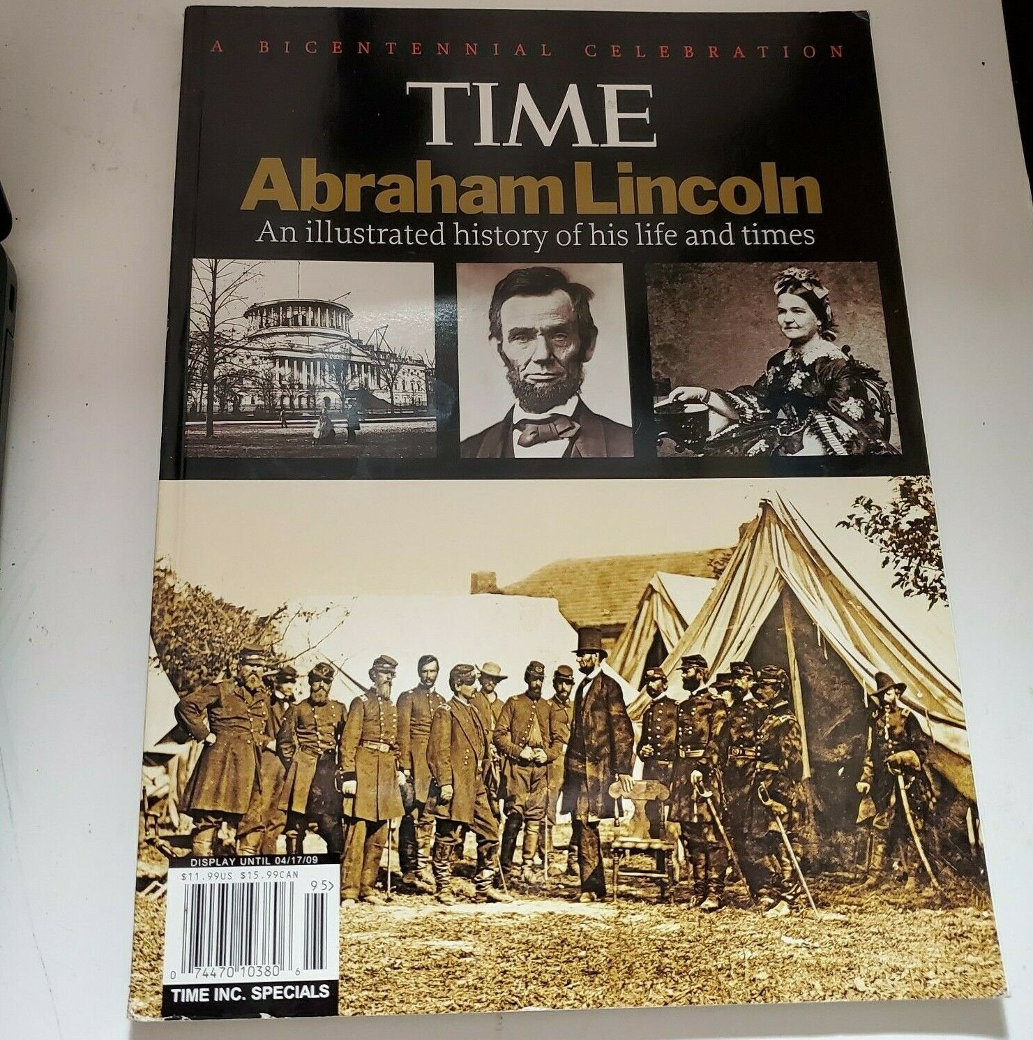 Time Bicentennial Abraham Lincoln Illustrated History His Life and ...