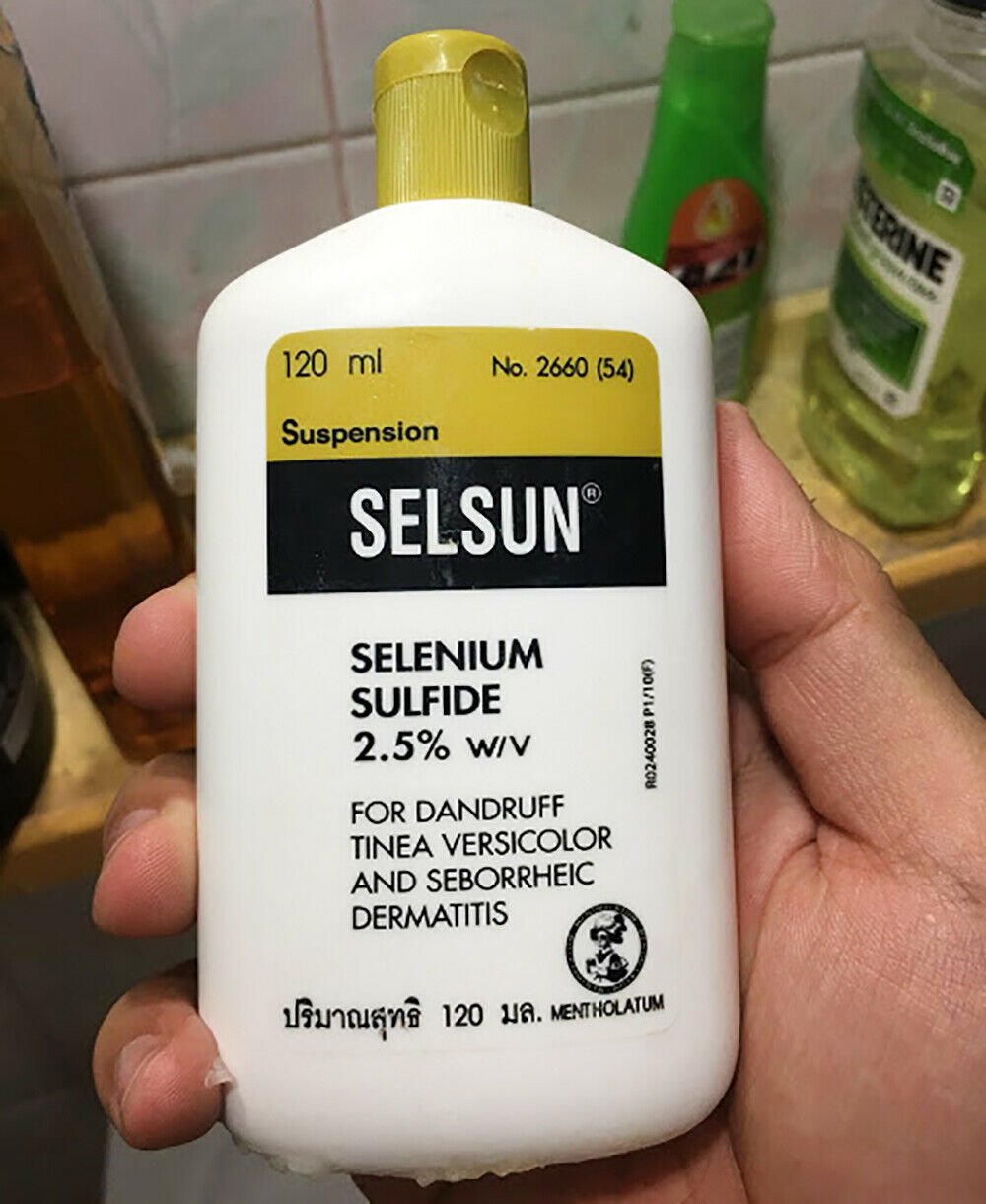 NEW SELSUN Anti Dandruff Itching Selenium Sulfide 2 5 Shampoo 120ml 4oz Send By USPS 