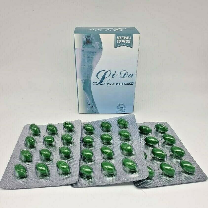 LIDA NATURAL BOTANICAL HERBAL WEIGHT LOSS SLIMMING CAPSULES 36 CAPSULES ...