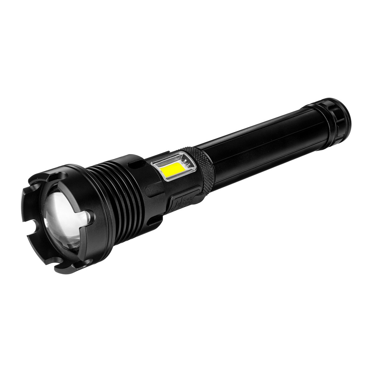 Super Powerfull P90 LED Flashlight with Side Light Outdoor Waterproof Torch
