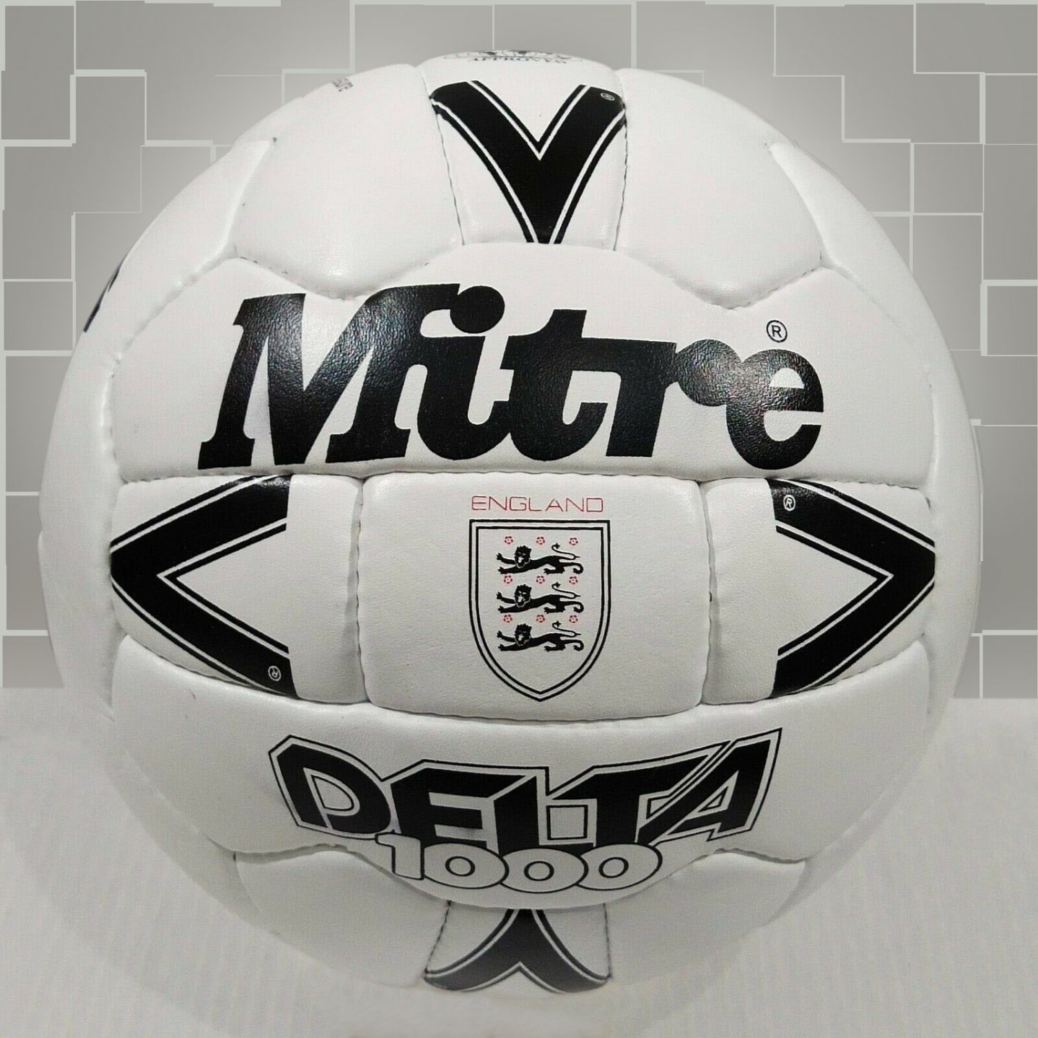 MITRE DELTA 1000 ENGLAND SOCCER | OFFICIAL MATCH BALL | ORIGINAL LEATHER