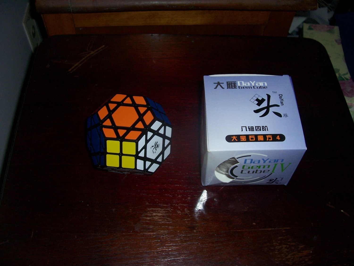 DAYAN GEM CUBE VERSION FOUR BLACK STICKERED TWISTY MAGIC CUBE