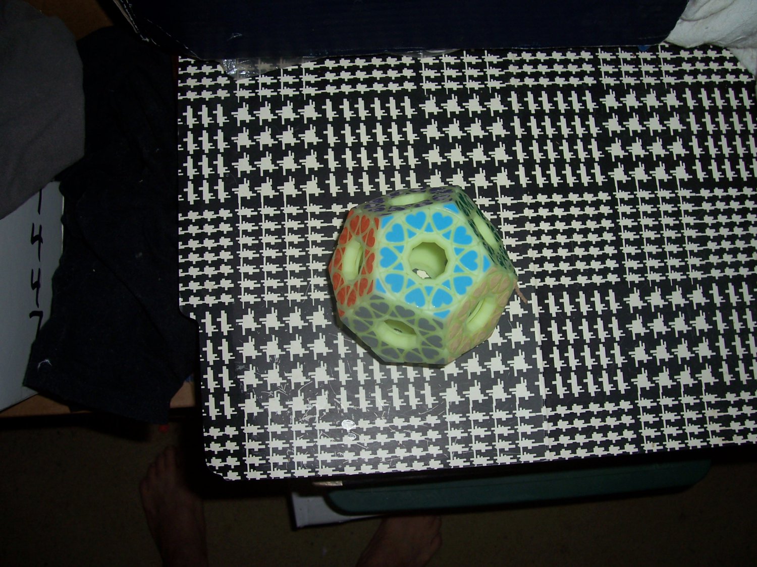 F/S LIMCUBE GREEN 3D PRINTING VOID STAR WHEEL DODECAHEDRON TWISTY MAGIC ...