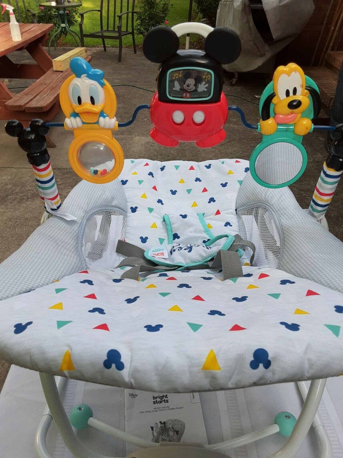 Disney Mickey Mouse Take Along Songs Infant to Toddler Rocker