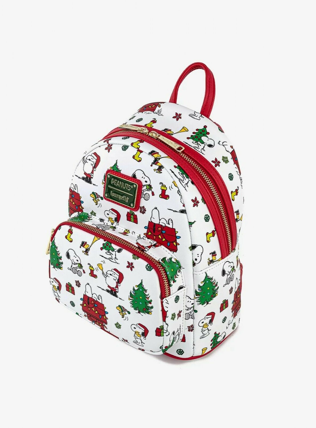 Loungefly Peanuts Snoopy & Woodstock Holiday Mini Backpack