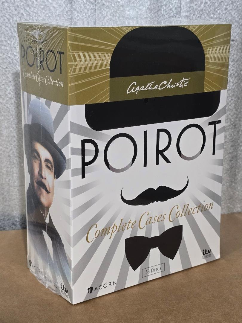 Agatha Christie's Poirot: Complete Cases Collection DVD 33-Disc Set New ...
