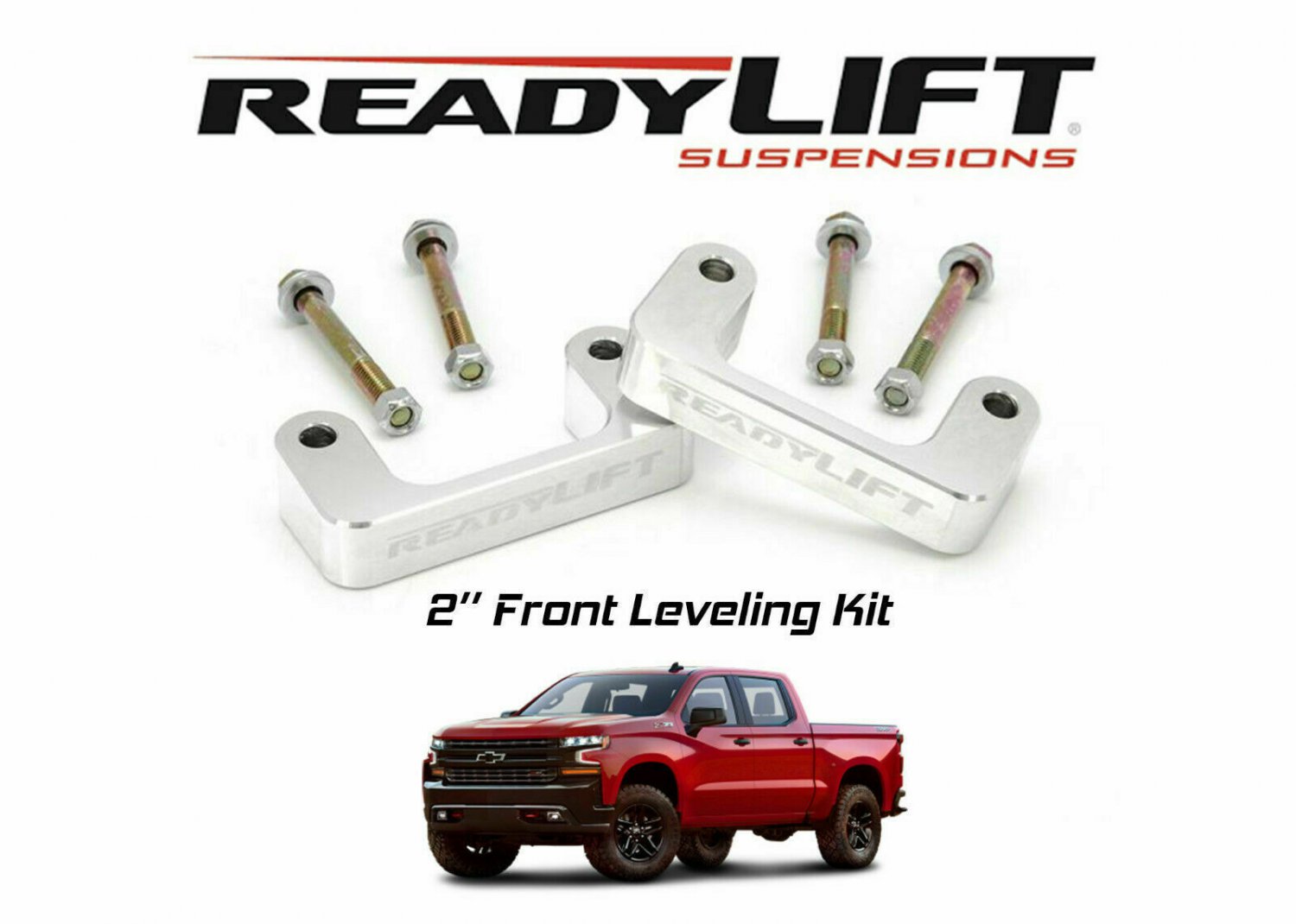 ReadyLIFT 2" LEVELING KIT CHEVY SILVERADO GMC SIERRA 1500 2WD/4WD 2019 ...