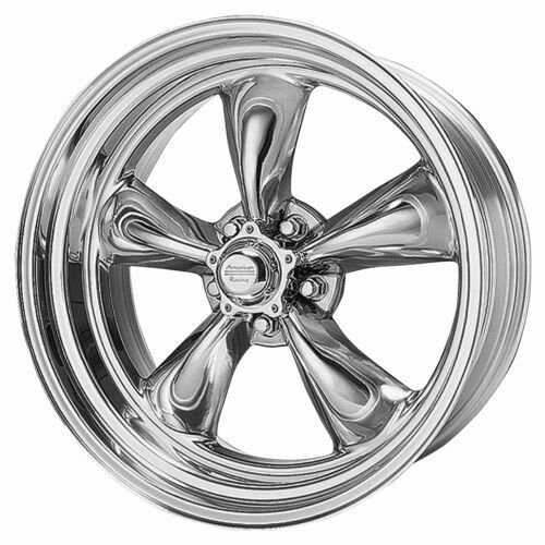 (4) American Racing TORQUE THRUST II Wheels Torq 15x7 CHEVY 3.75"BS ...