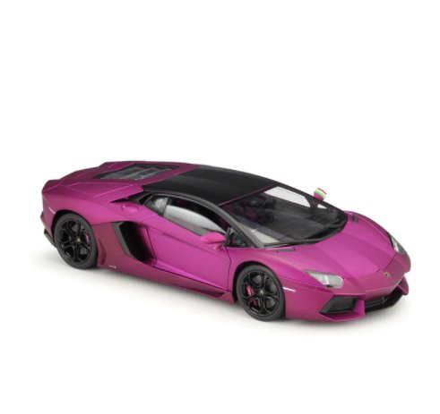 Super Lamborghini Eventador Aventador LP700 Purple Retro Model Car ...