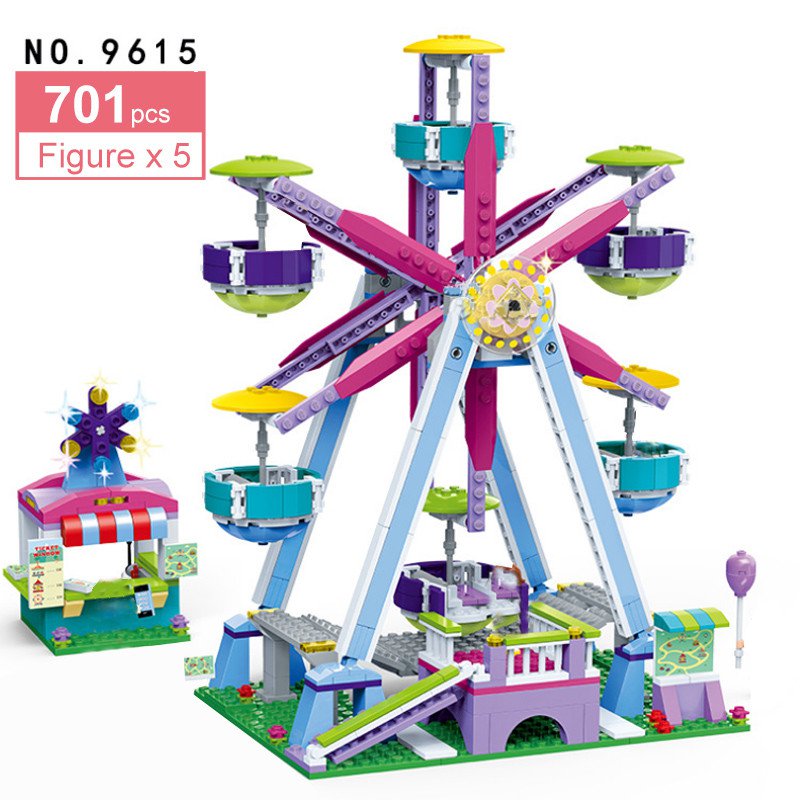 Playground Ferris Wheel Building Blocks Pink Dream For Girl Star Wish ...