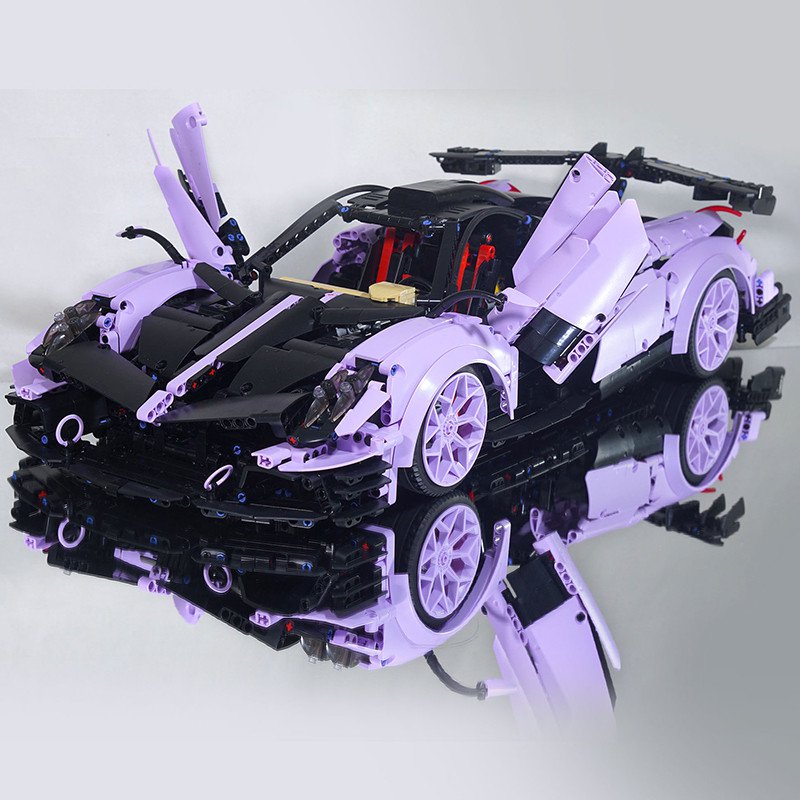 Famous Sports Car Model Building Blocks Simulation Racing Car Bricks ...