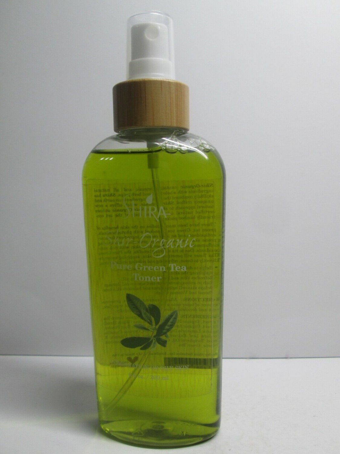 SHIRA shir organic pure GREEN TEA TONER for oily and combination200ML/6 ...