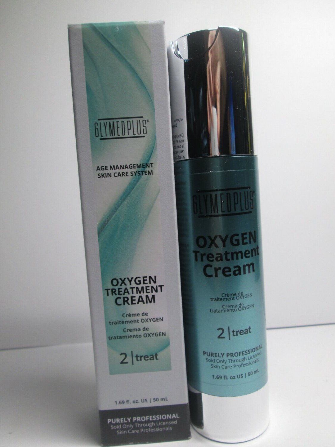 GLYMED PLUS oxygen treatment cream NEW 50ml/1.69fl.oz NEW