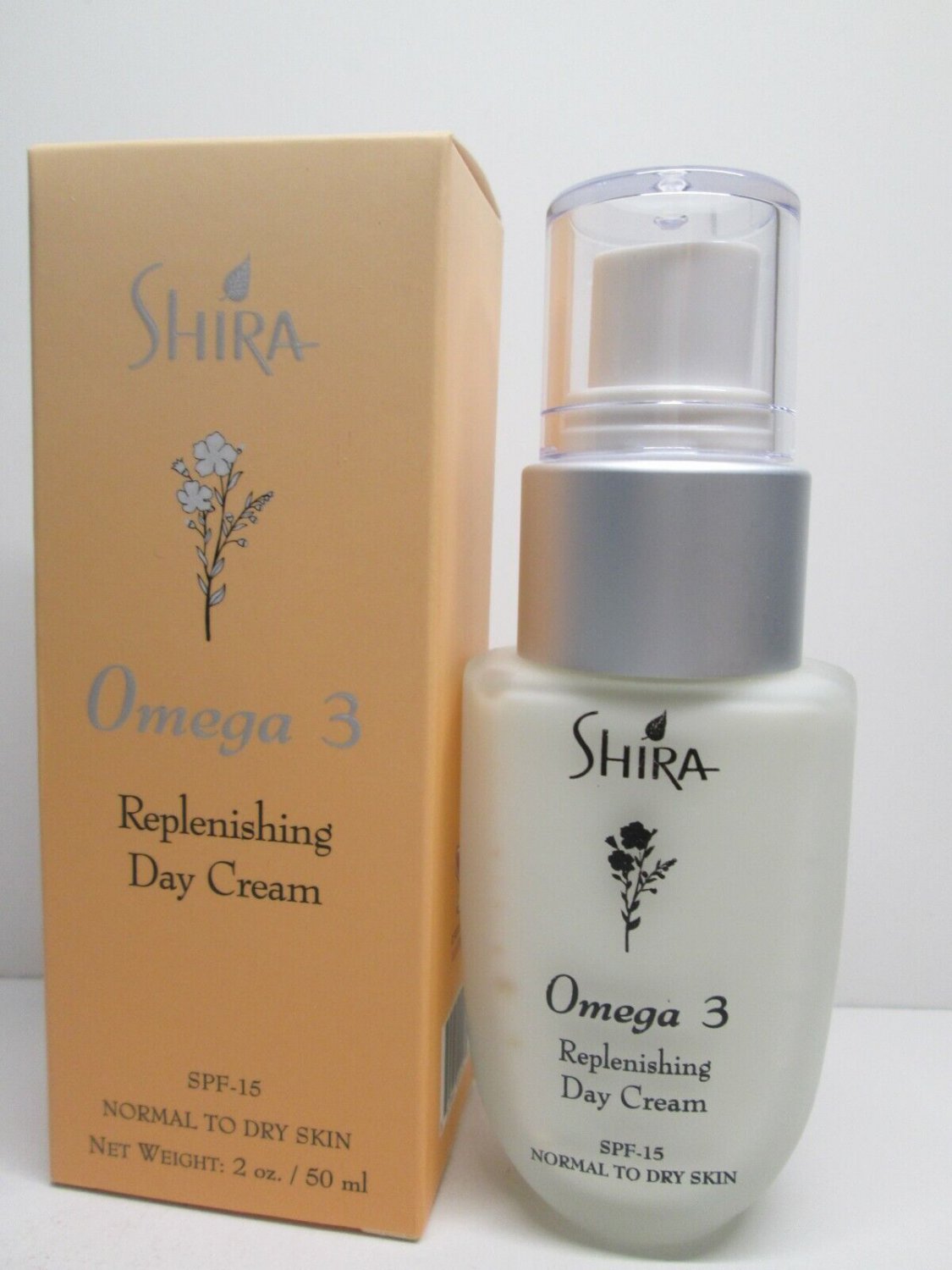 SHIRA SHIR OMEGA 3 replenishing day cream for dry skin NEW 2fl.oz/50ml