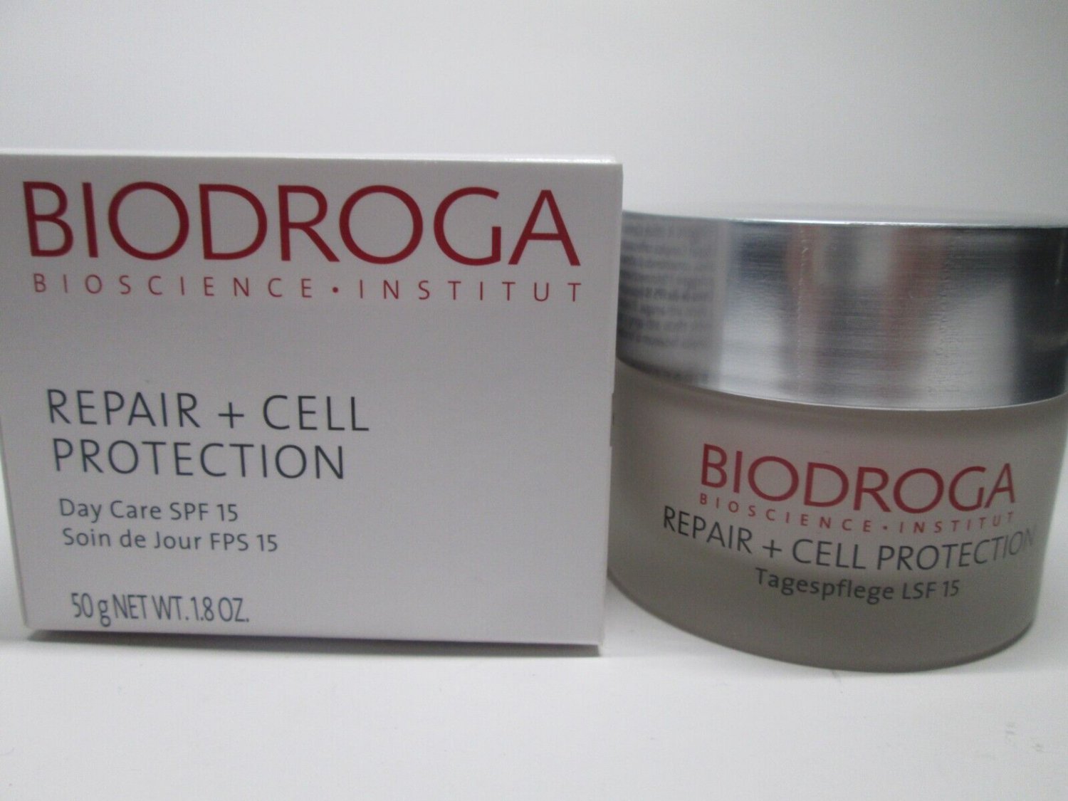 BIODROGA REPAIR + CELL PROTECTION DAY CARE SPF 15 49g/17.oz NEW