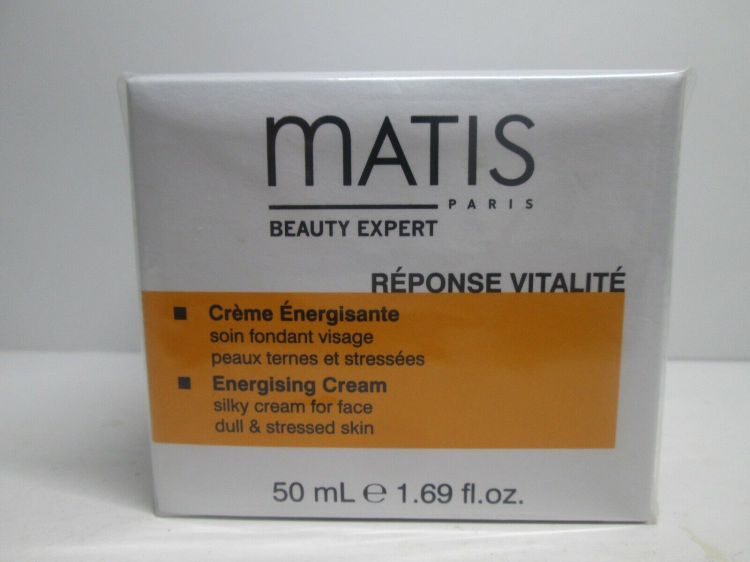 MATIS energising cream dull stressed skin NEW 50ML/1.69FL.OZ