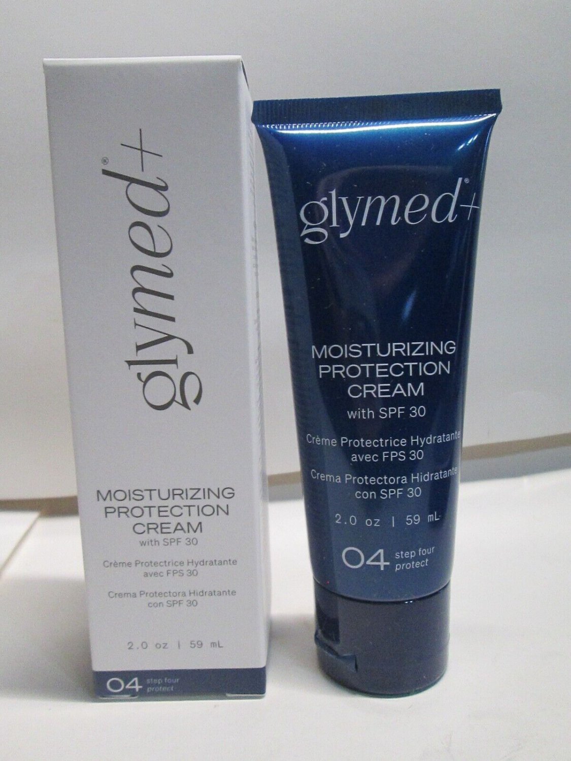 GLYMED PLUS Moisturizing Protection cream with SPF 30+ 2 fl oz / 59ml NEW