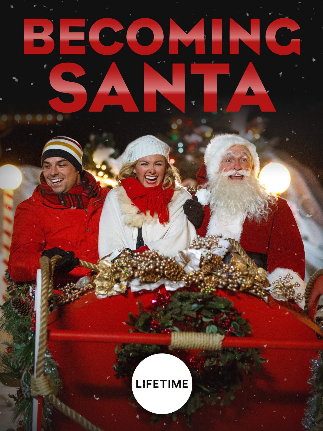 Becoming Santa DVD 2015 Lifetime Movie Laura Bell Bundy Jesse Hutch