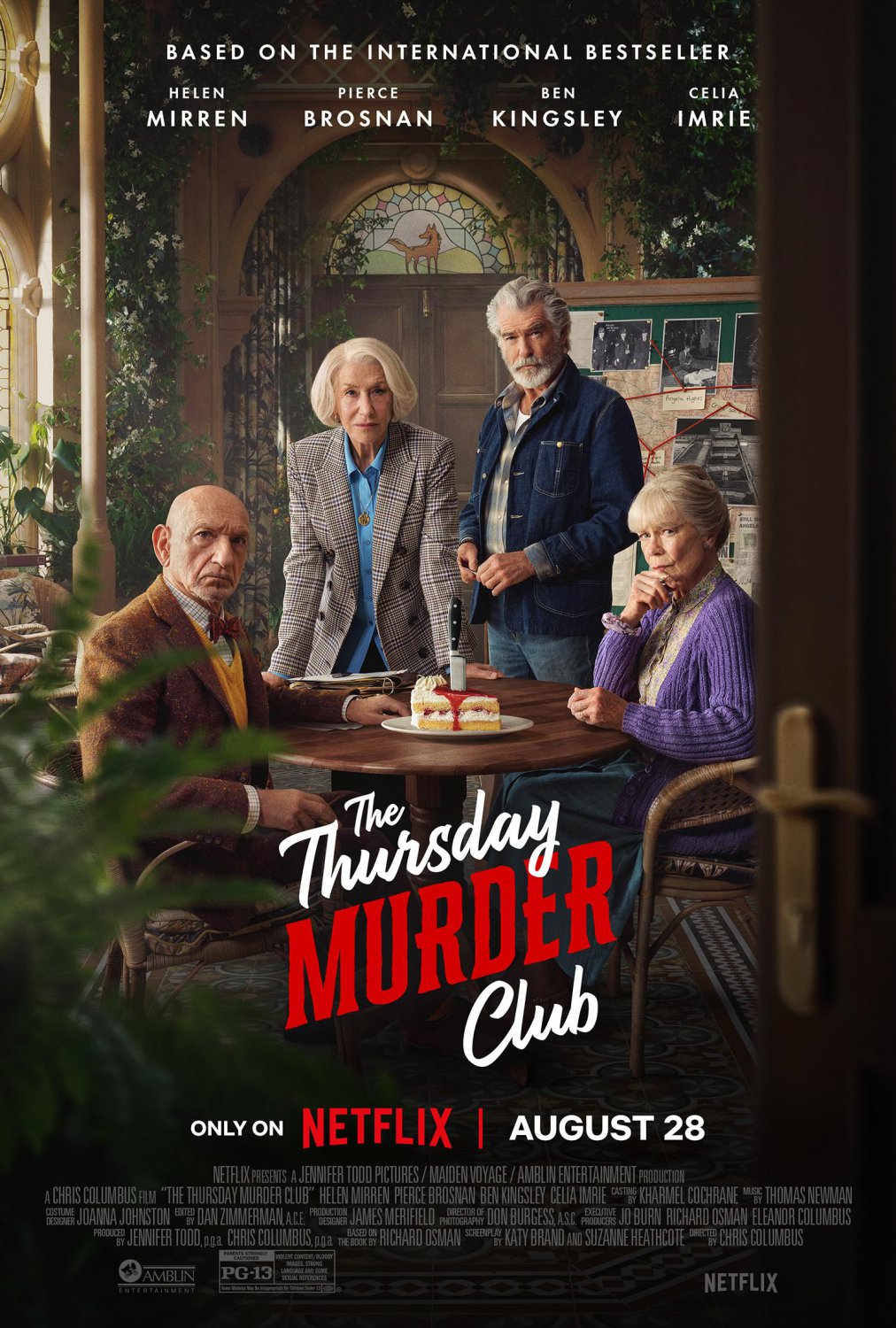 The Thursday Murder Club DVD 2025 Netflix Movie