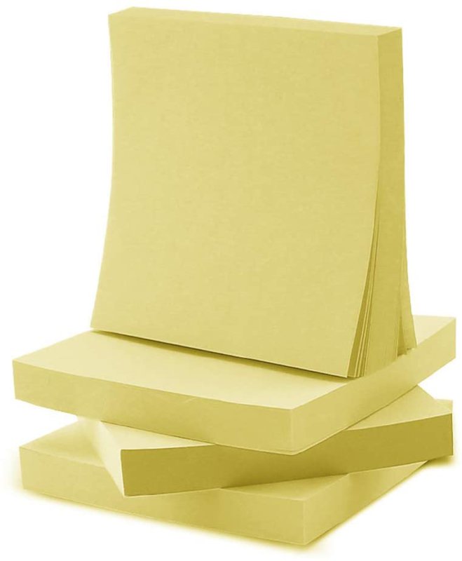 Yellow Sticky Notes, 3x3 Inches Yellow Post Memos, Super Sticking Power ...