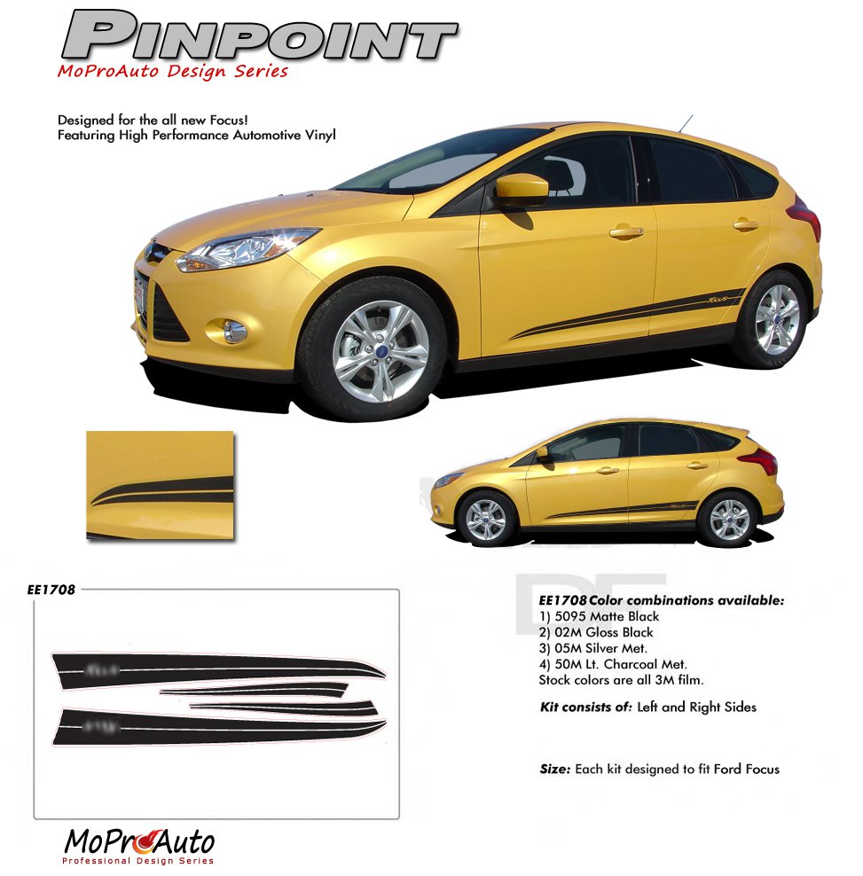 PINPOINT : 2012 2013 Ford Focus Vinyl Graphics Kit