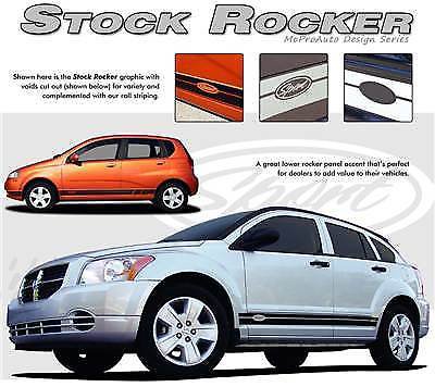 STOCK ROCKER Panel Vinyl - 3M Professional GRAPHICS Decals Stripes New ...
