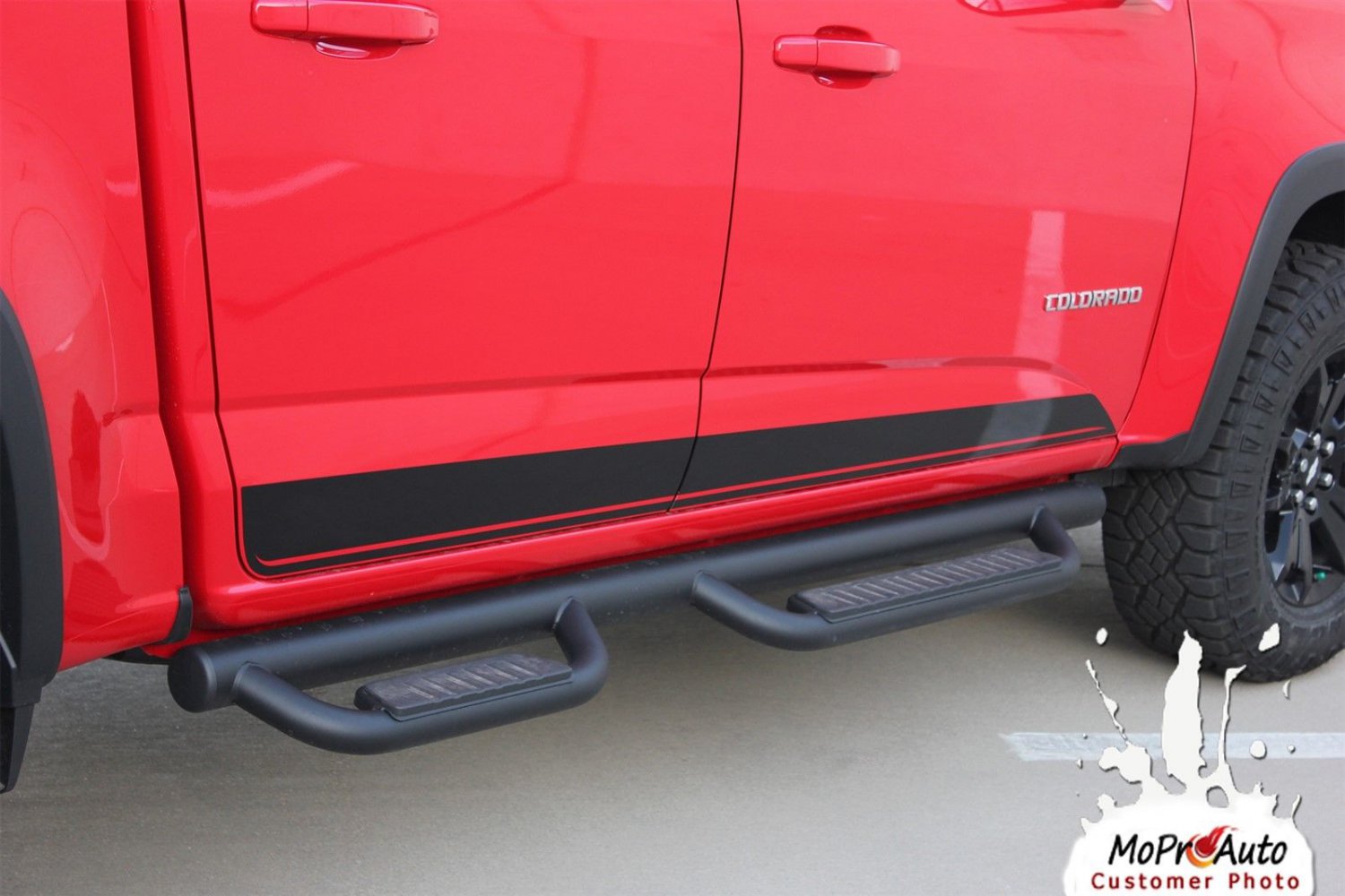 2018 Chevy Colorado RAMPART Lower Rocker Panel Vinyl Graphic 3M Stripe ...