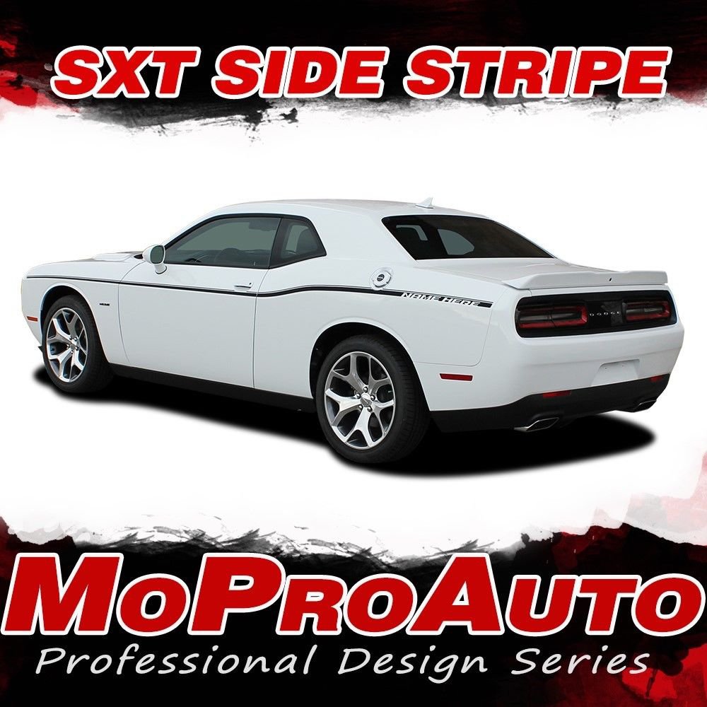 2011-2016 Challenger Door Body Line 3M Vinyl Graphic Stripes Decals SXT ...