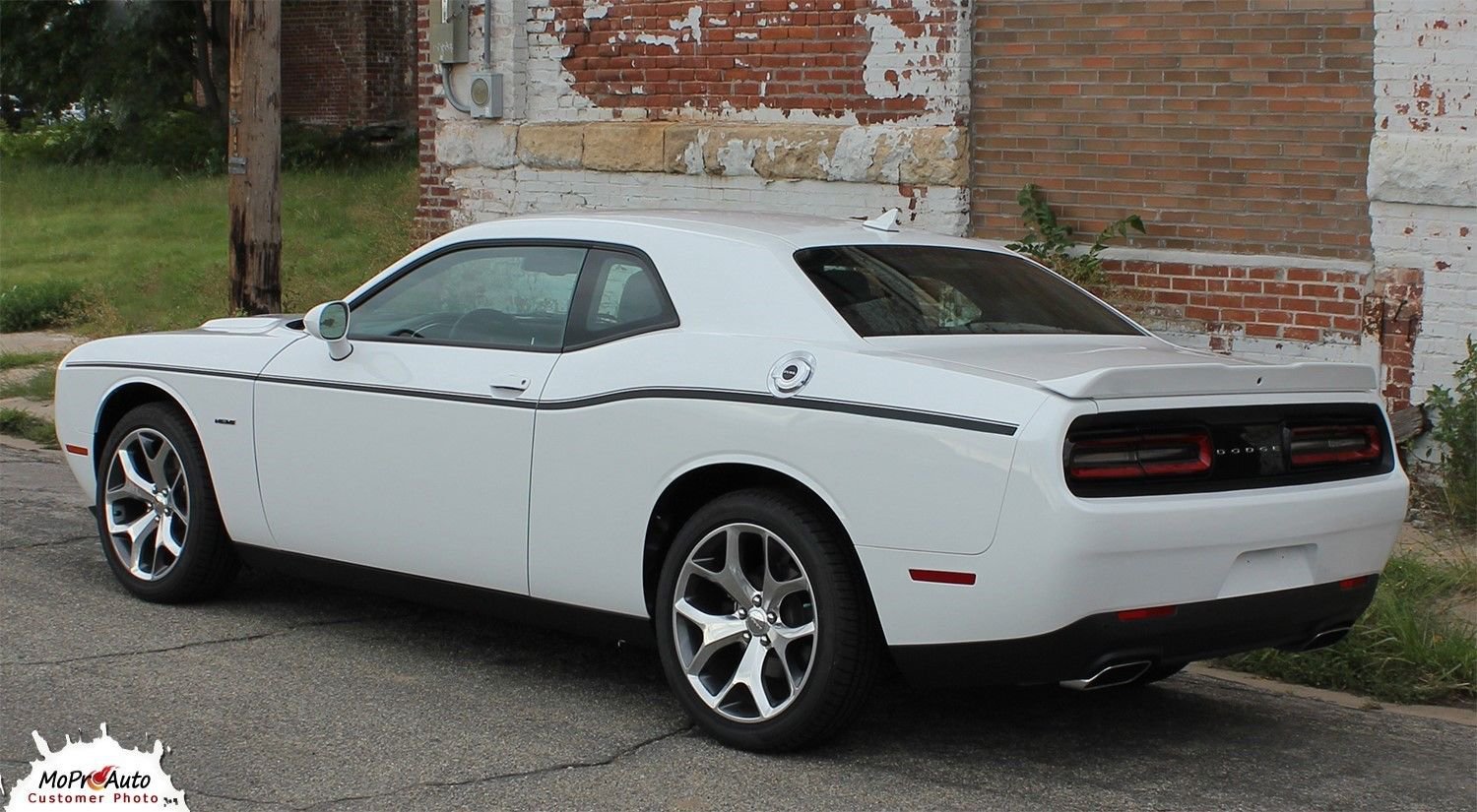 2011-2016 Challenger Door Body Line 3M Vinyl Graphic Stripes Decals SXT ...