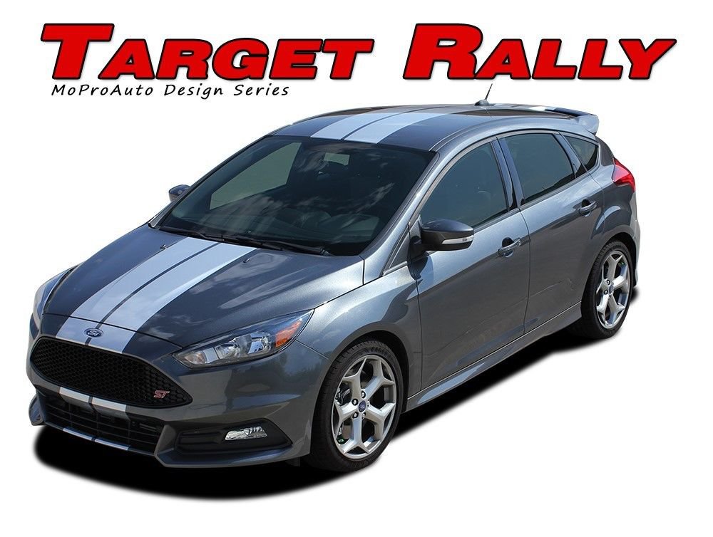 Target Rally Ford Focus Racing Stripes Decals Vinyl Graphics Kit 2016 ...