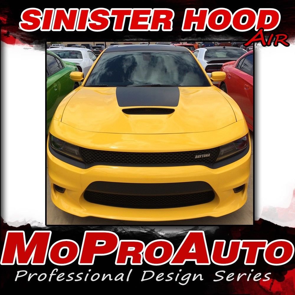 2015-2018 CENTER HOOD SRT 392 Daytona Dodge Charger Hemi 3M Vinyl ...