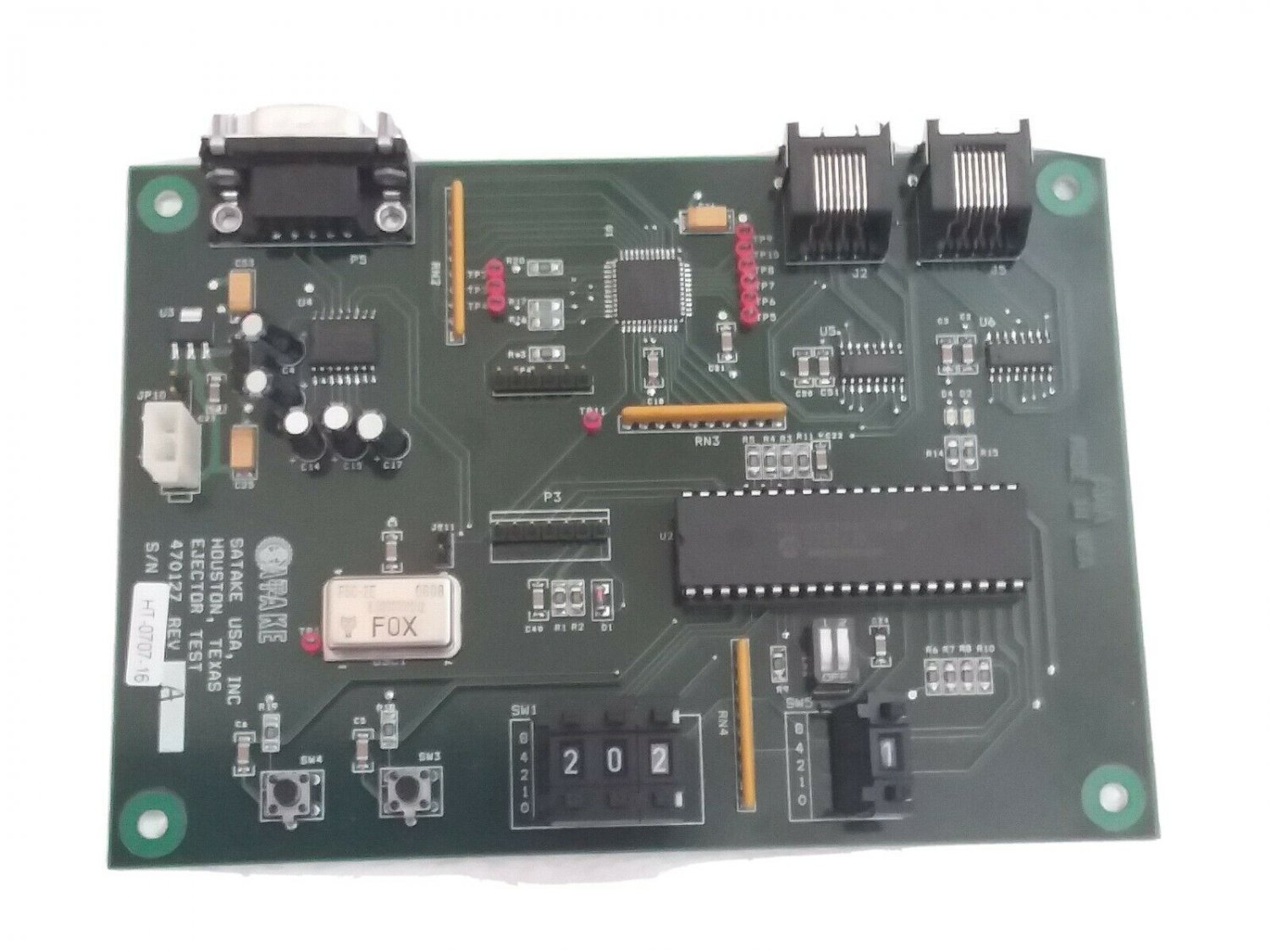 SATAKE 470127 rev A Ejector Test BOARD ASSY