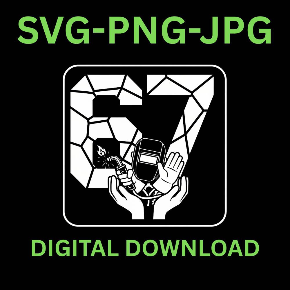 Funny Six Seven 67 Meme Gen Alpha Slang 6-7 Viral Trend 67 Hands A gift ...