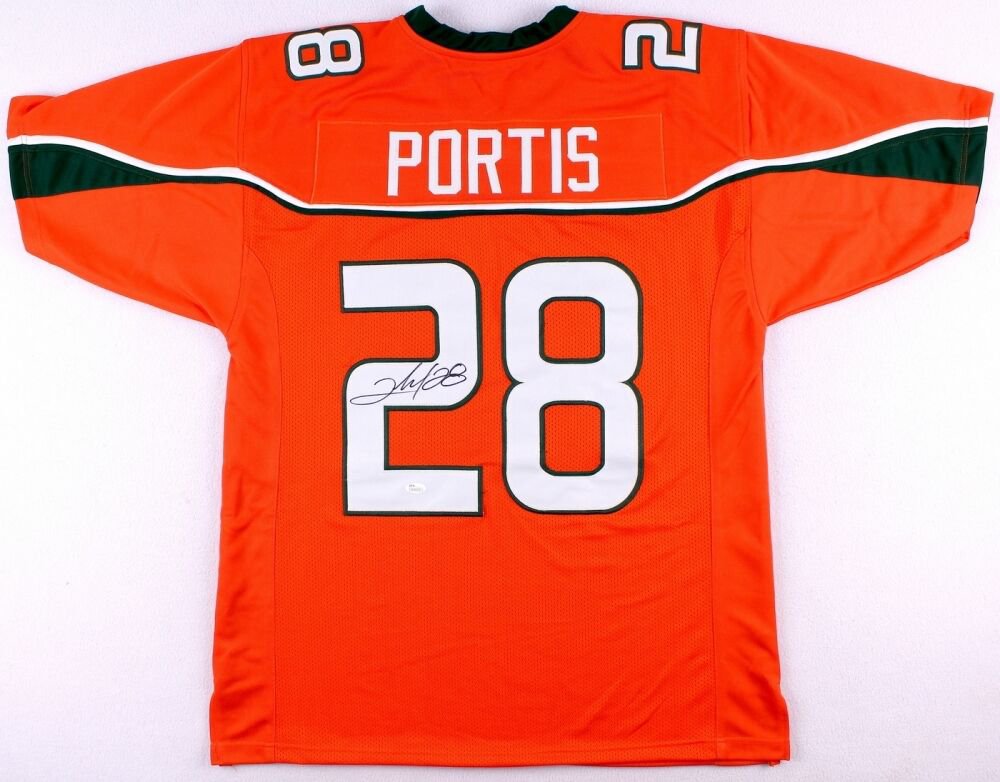 Clinton Portis Signed University of Miami Hurricanes Jersey (JSA COA)