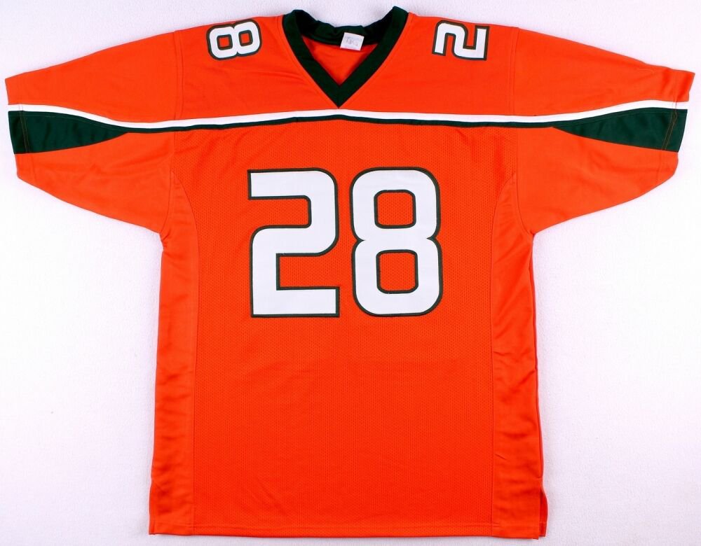 Clinton Portis Signed University of Miami Hurricanes Jersey (JSA COA)