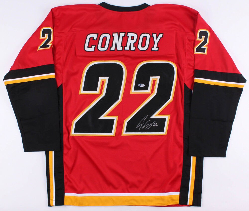 Craig Conroy Signed Calgary Flames Jersey (Beckett) Playing Career 1994 ...