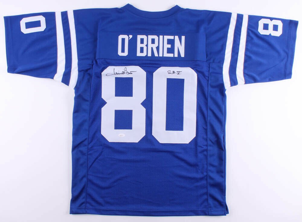 Jim O'Brien Signed Baltimore Colts Jersey Inscribed "S.B. V"(JSA COA ...